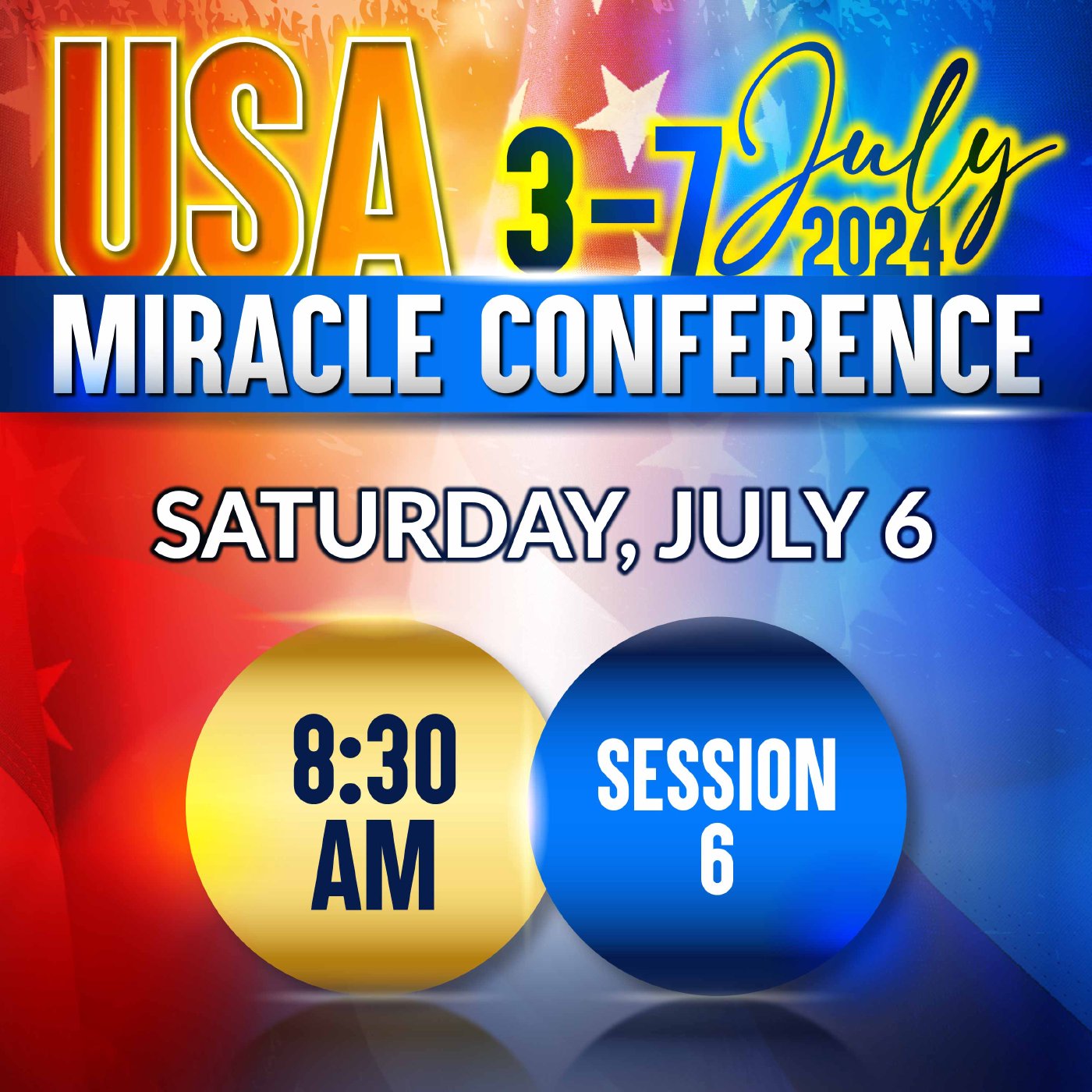 Miracle Conference 2024: Session 6 | July 6th, 2024 – CMFI Miracle ...