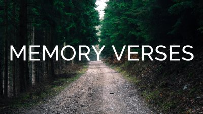 Monthly Memory Verse - Christ Community Church of Gridley