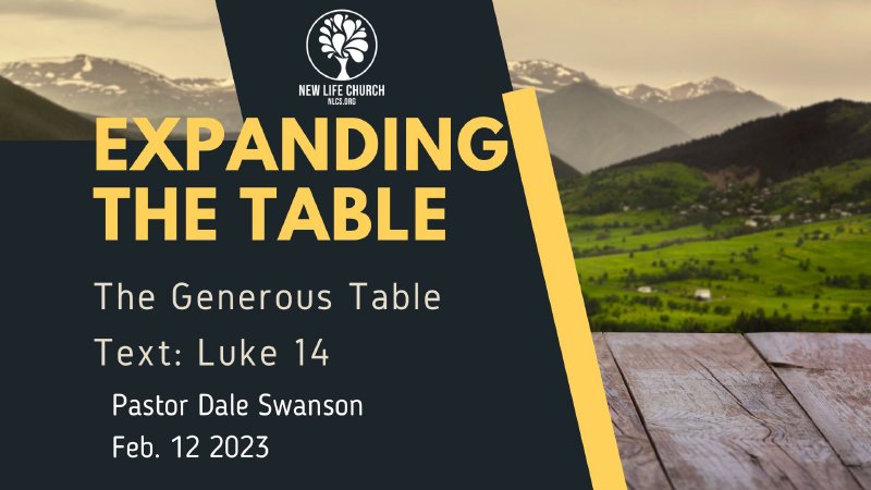 The Generous Table | New Life Church - CA - 93105