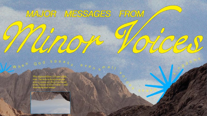 Major Messages from Minor Voices | New Life Community Church - CA - 90701