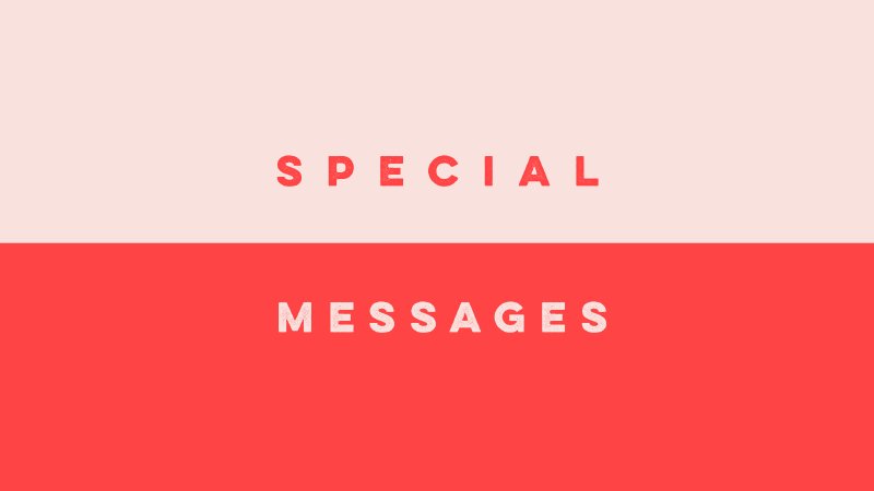 Special Messages | Calvary Chapel Oxnard