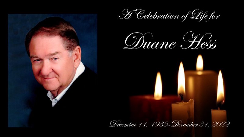 Celebration of Life for Duane Hess | St. James Presbyterian Church