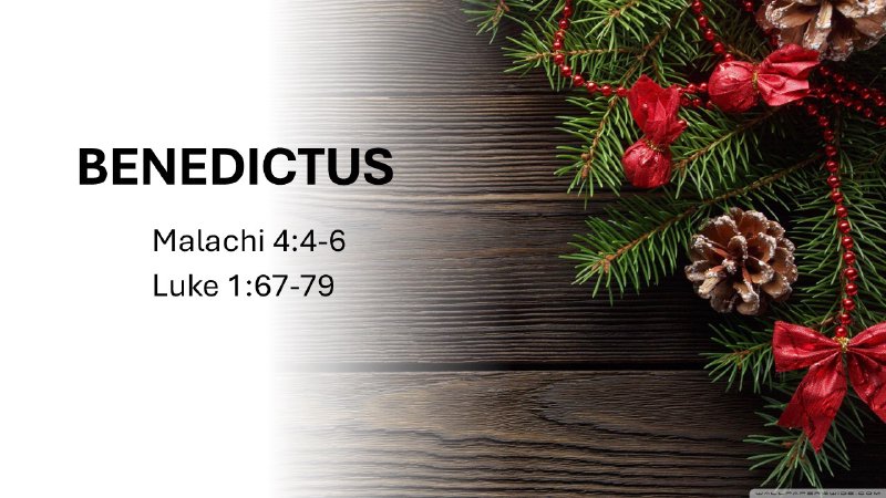The Benedictus - Dec. 15 | Clayton Baptist