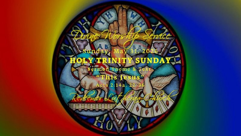 Holy Trinity Sunday | Redeemer Lutheran Church