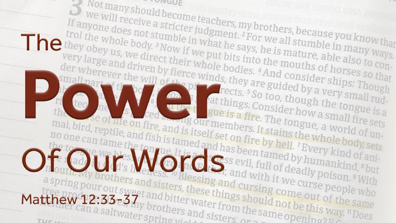 The Power of Words | Cornerstone Church of Christ