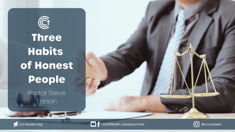 Three Habits of Honest People | Community Celebration Church