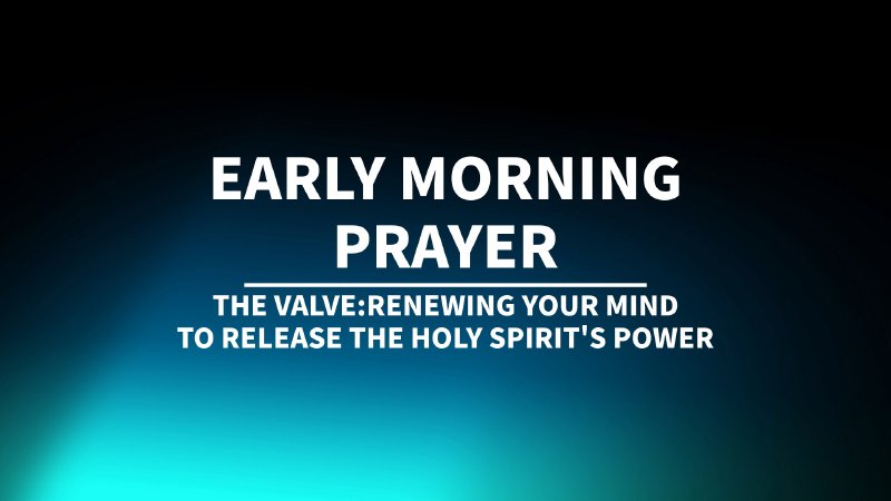 The Valve: Renewing Your Mind to Release the Holy Spirit's Power | The ...