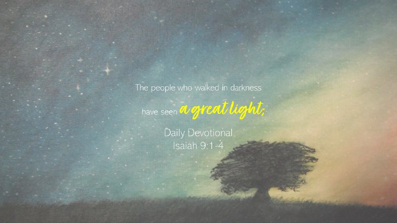 Isaiah 9:1-4 | Redeemer Lutheran Church