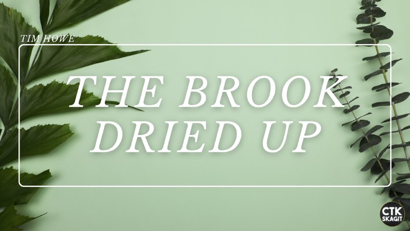 The Brook Dried Up | CTK Hope