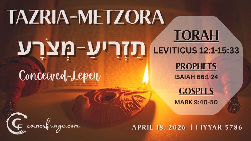 Tazria/Metzora (Conceived/Leper) | Corner Fringe Ministries