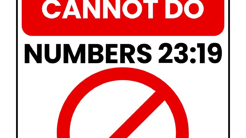 Three Things God Cannot Do | Davison Missionary Church