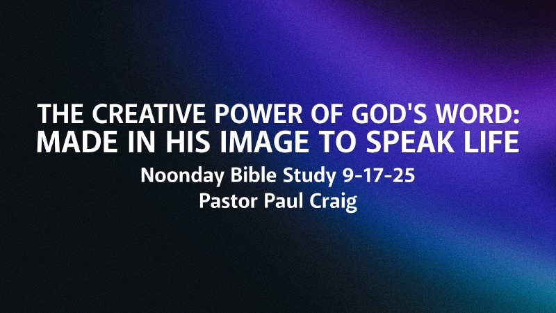 The Creative Power of God's Word: Made in His Image to Speak Life | The ...