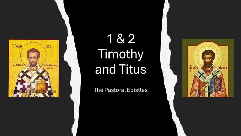 1 Timothy Introduction | Dover First UMC