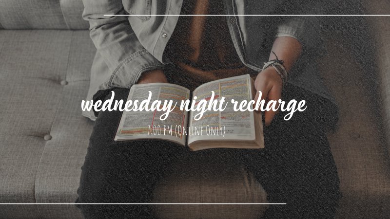 Wednesday Night Recharge Sermons | Victory Of Albany