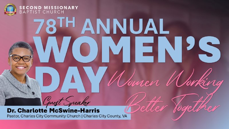 Shifting the Atmosphere | 78th Annual Women's Day | Second Missionary ...