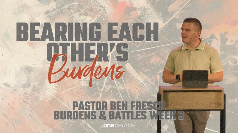 Bearing Each Other's Burdens | One Church NY