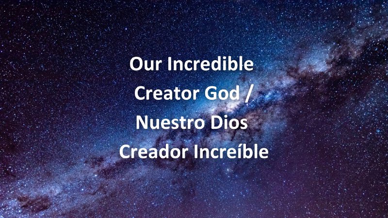Session 2 - God Made Us Male and Female - Dios Nos Creó Varón y Hembra ...