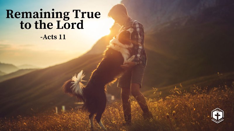 Remaining True to the Lord | Petra Bible Church Bozeman