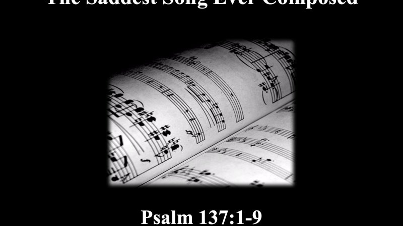 The Saddest Song Ever Composed - Pastor Daniel Lackey | Faith Memorial ...