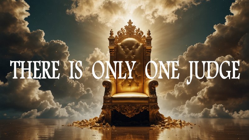 THERE IS ONLY ONE JUDGE | House On The Rock Family Church