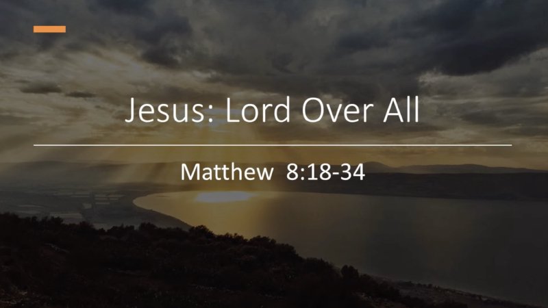 Jesus: Lord Over All | Community Church Big Bear