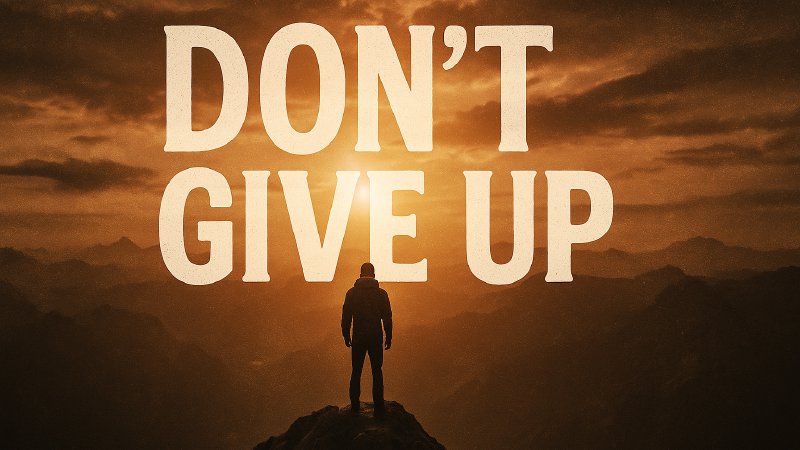 Don't Give Up | The Life Church of Picayune