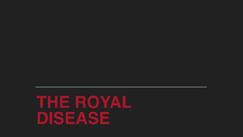 The Royal Disease | South Bay SDA Church of Chattanooga