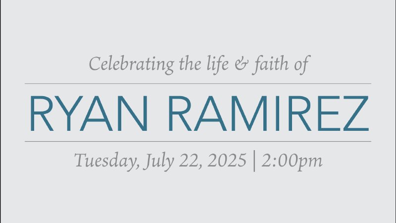 Ryan Ramirez Memorial | University Methodist Church | San Antonio, TX