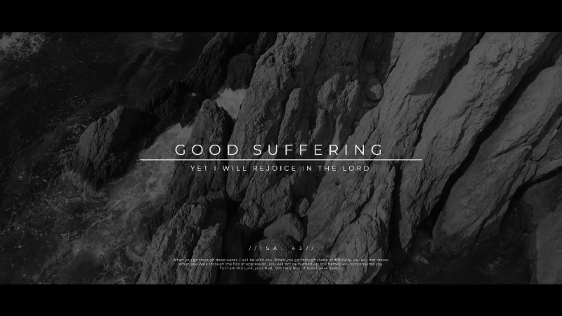 Good Suffering Week 3 - Painful Process | Cultivate Church