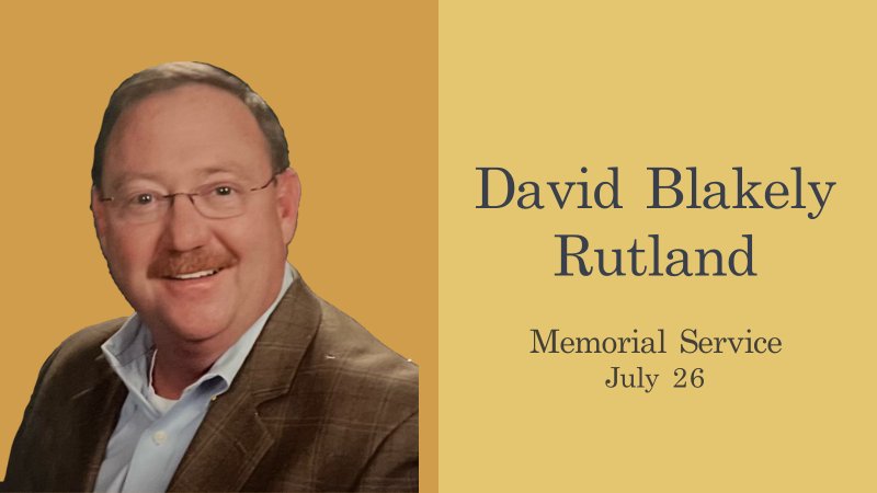 David Rutland - Memorial Service | Immanuel Baptist Church - TX - 76504
