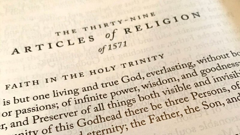 39 Articles of Religion | Christ Episcopal Church