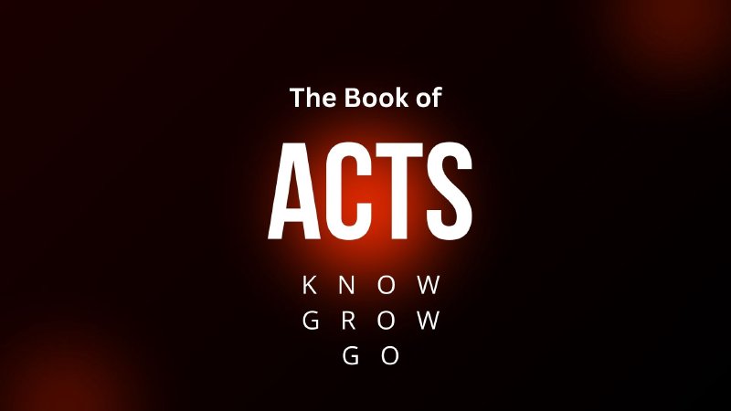 Acts | Cornerstone Community Church | Brookfield, IL