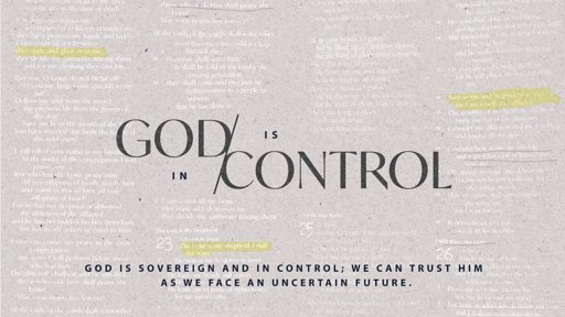 God is in Control | Church on the Rock