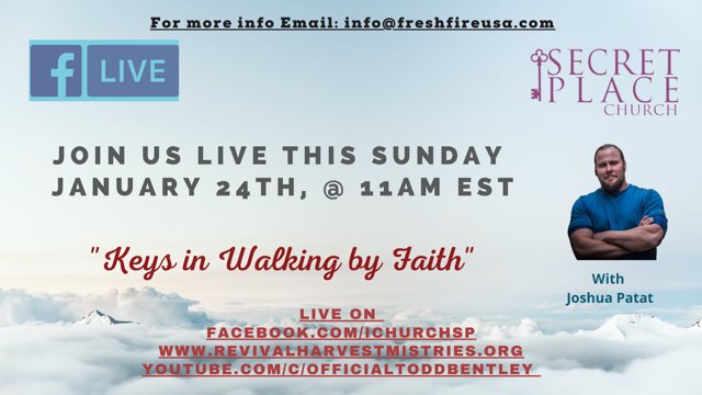 Keys to Walking in Faith | Fresh Fire USA Ministries