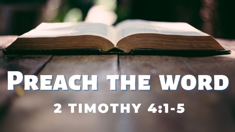 Preach the Word! | Black Oak Heights Baptist Church