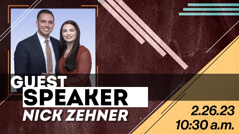 Special Speaker: Nick Zehner | Christian Center Church