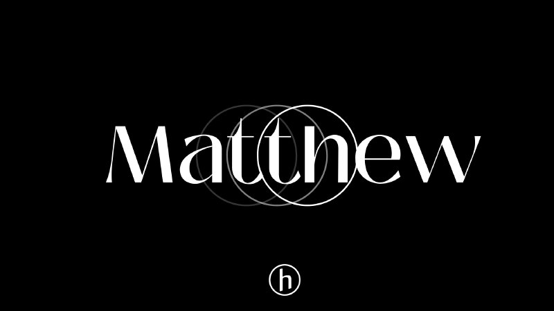 Book Of Matthew | Hope Community