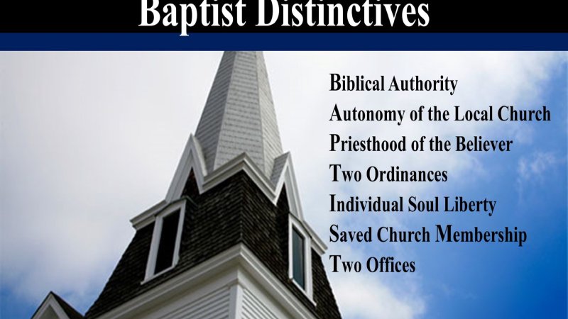 Baptist Distinctives Pt. 4 | First Baptist Church New Haven