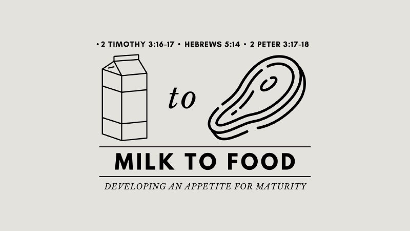 Week 1 - Milk to Food: Developing An Appetite For Solid Food ...