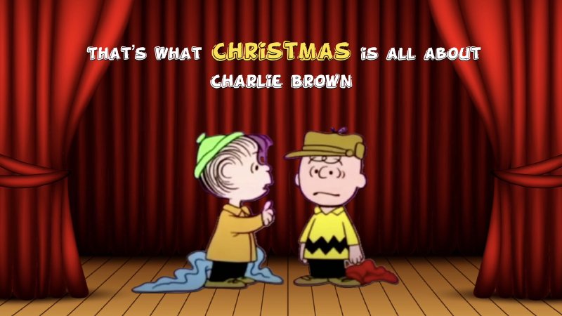 That's What Christmas Is All About Charlie Brown | Community Church of ...