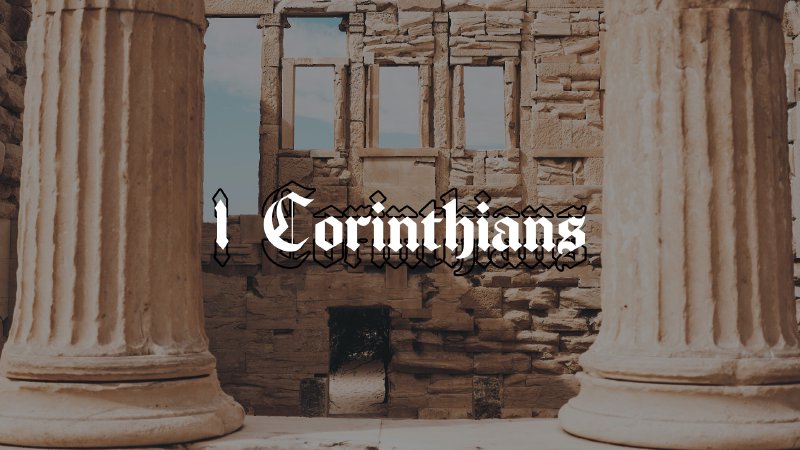 1 Corinthians - Unity through Christ | Stonehill Church