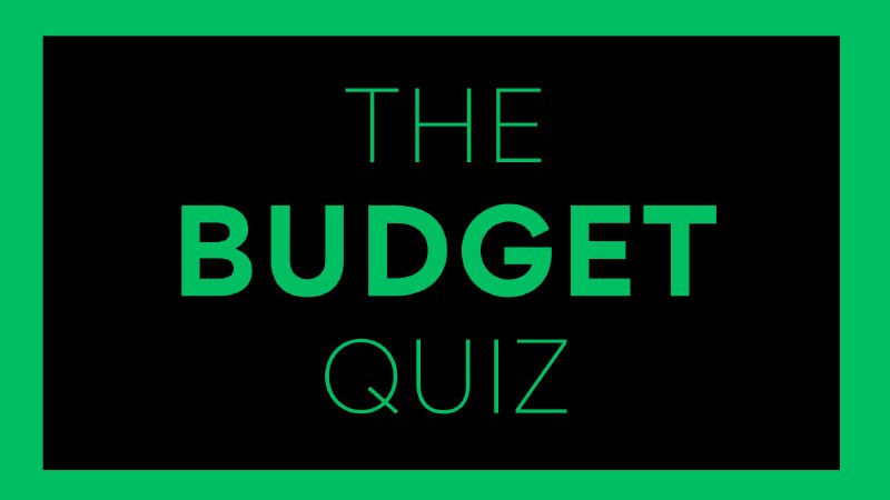 The Budget Quiz | Fellowship CrossPoint