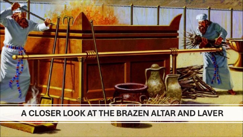 A Closer Look at the Brazen Altar and Laver | Word of Grace Bible ...