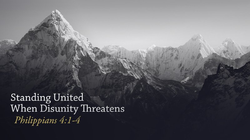 Standing United When Disunity Threatens | Lifeway Baptist Church