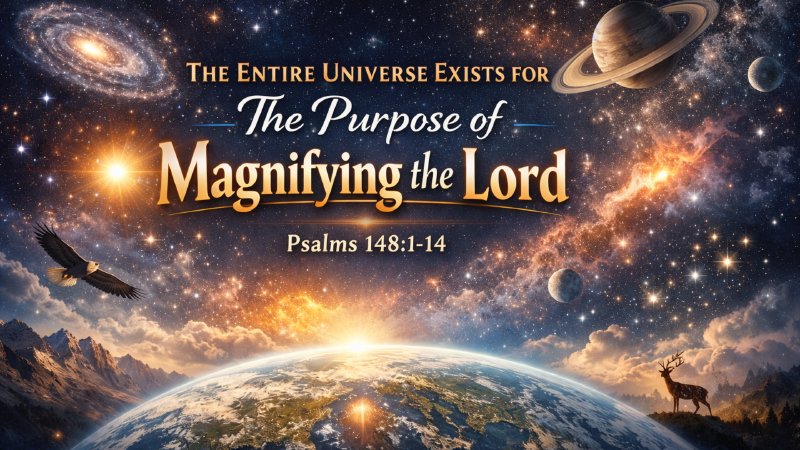 The Entire Universe Exists for the Purpose of Magnifying the Lord ...