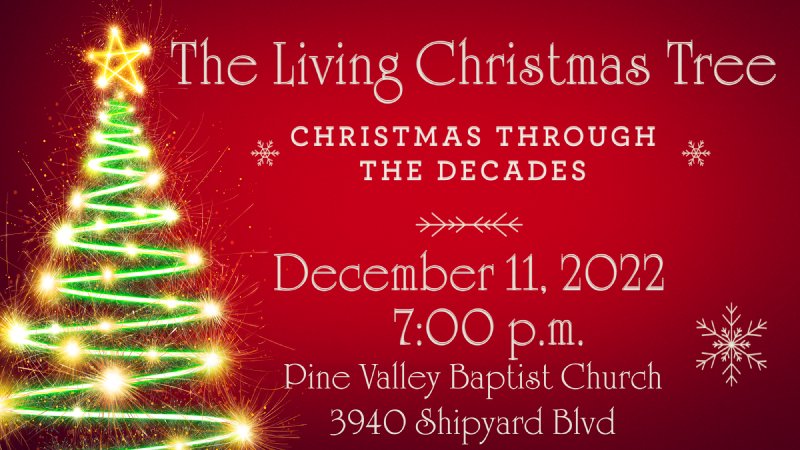 The Living Christmas Tree - Christmas Through the Decades | Pine Valley ...