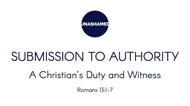 Submission to Government: A Christian's Duty and Witness | Allendale ...