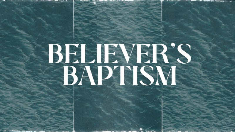 Believer's Baptism | First Redeemer Church