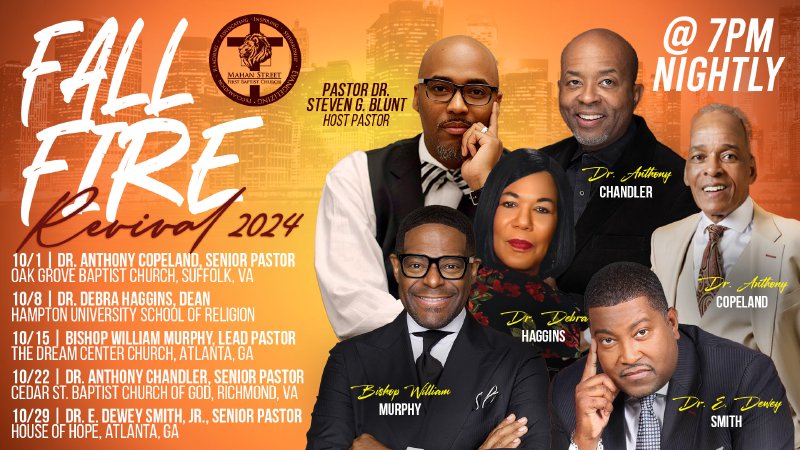 Fall Fire Revival 2024 - Replay | First Baptist Church Mahan - Suffolk, VA