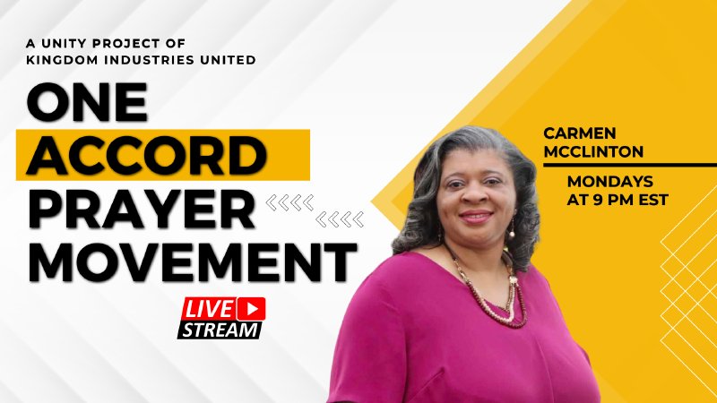 One Accord Prayer Movement - Women's Prayer led by Carmen McClinton ...